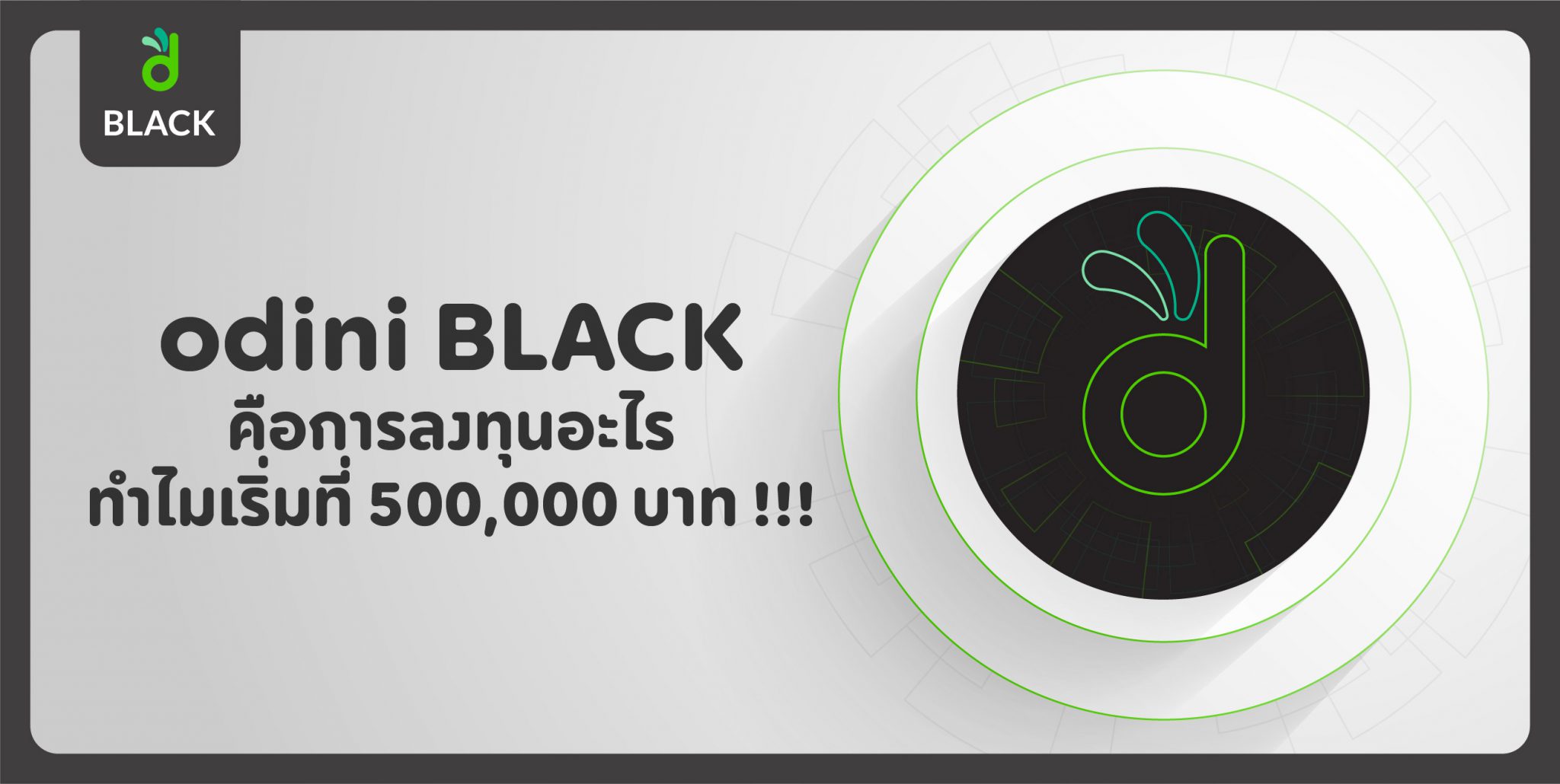 odini BLACK คือการลงทุนอะไร ทำไมเริ่มที่ 500,000 !!! – odini ลงทุน ...